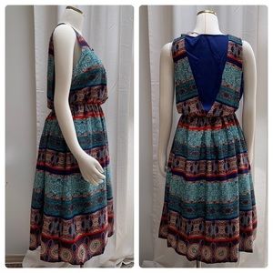 ASOS | Dresses | Lavand Spanish Batik Print Full Skirt Sundress | Poshmark